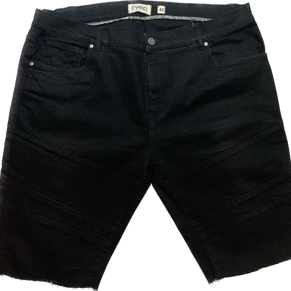 Fwrd Denim | Shorts | Mens Fwrd Black Denim Shorts Size 42 | Poshmark